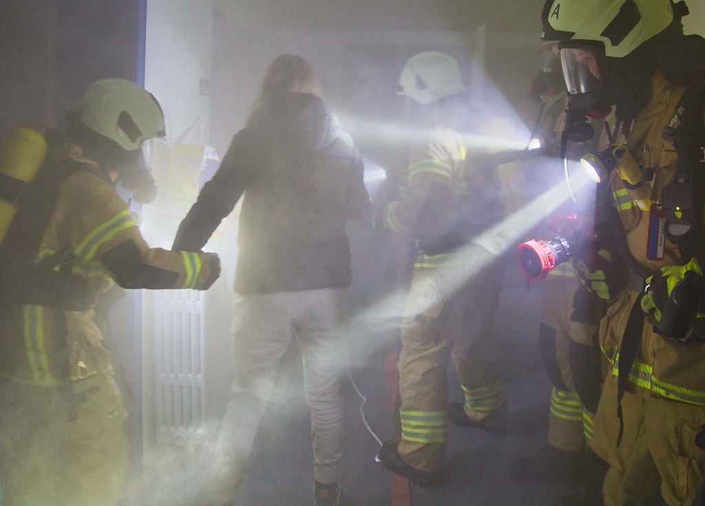 Zwei Menschen aus „brennendem“ Haus in Bünde gerettet