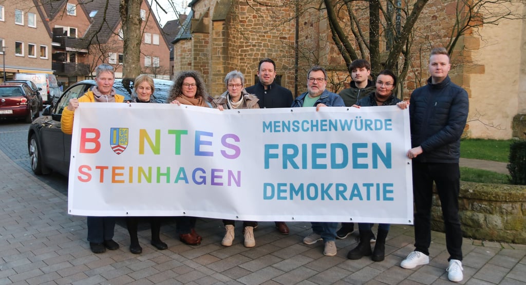 „Buntes Steinhagen“ ruft zur Demonstration auf