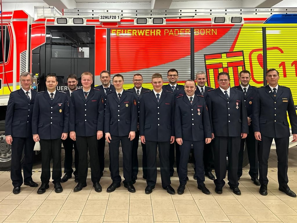 Paderborn: Löschzug Sande rückte im vergangenen Jahr 52 Mal aus