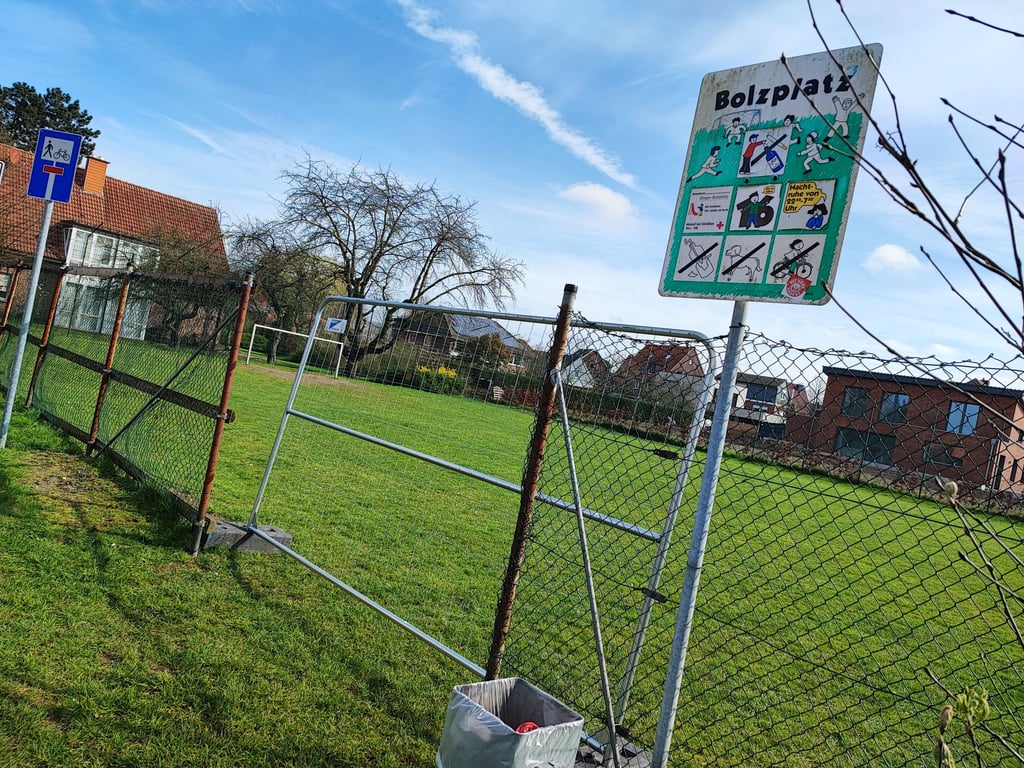 Bolzplatz an der Stiege gesperrt