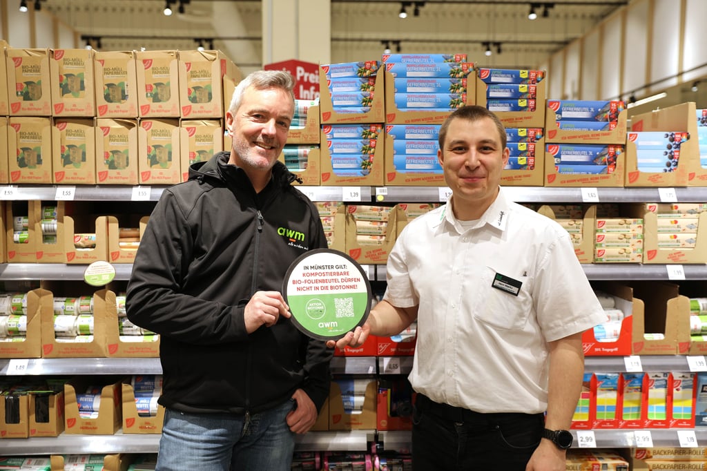 Münster: AWM empfehlen Papier statt Bio-Folie