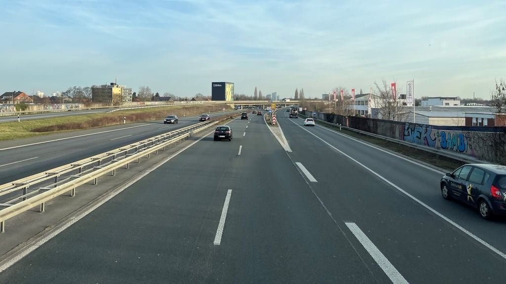 A43 nach Münster: Umgehungsstraße B51 gesperrt