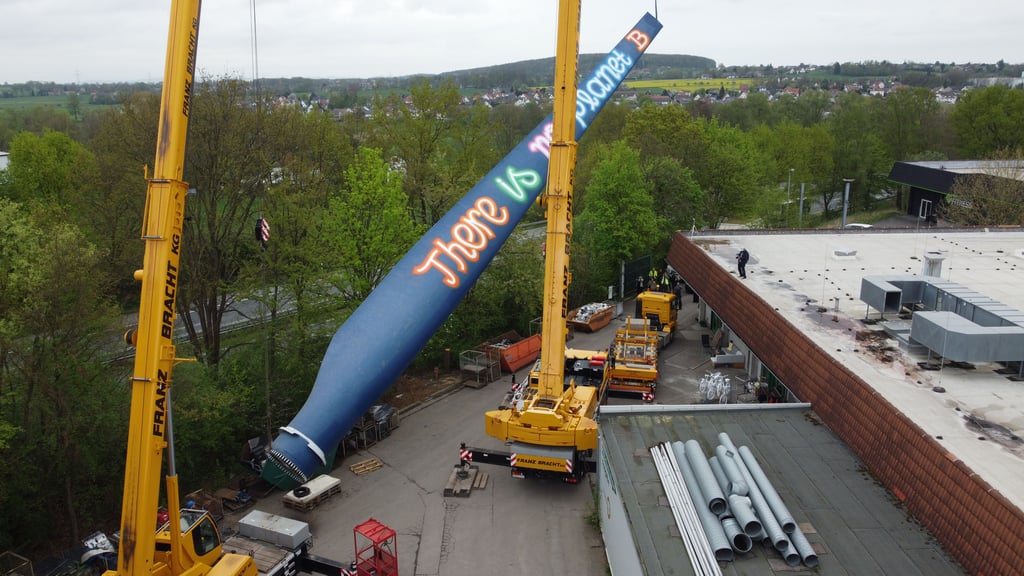 Herfords höchstes Kunstwerk steht