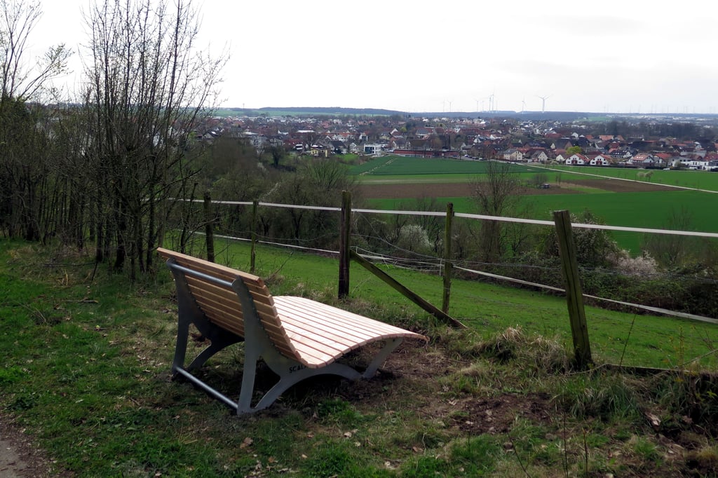 Borchen: Vom Liegesofa aus Nordborchen im Blick