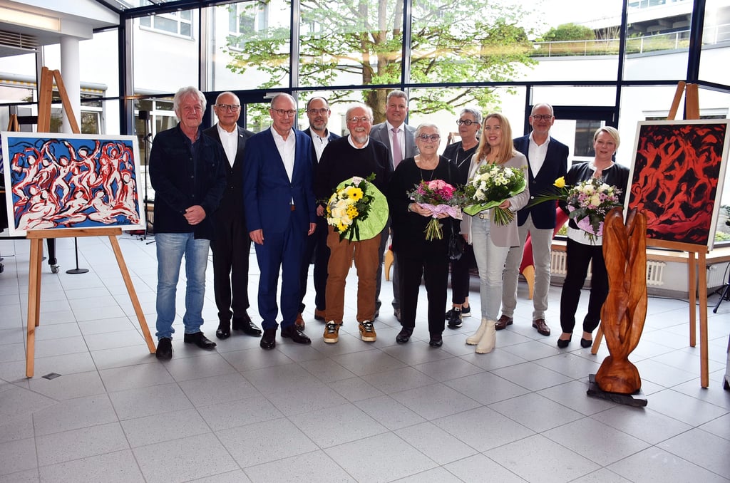 Bad Wünnenberg: Edith Wulf und Gerhard Siepe stellen in Klinik aus