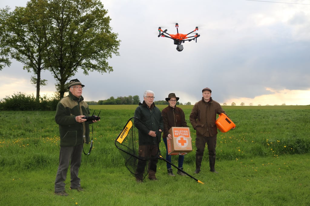 Kitzrettung per Drohne: Team steht in den Startlöchern