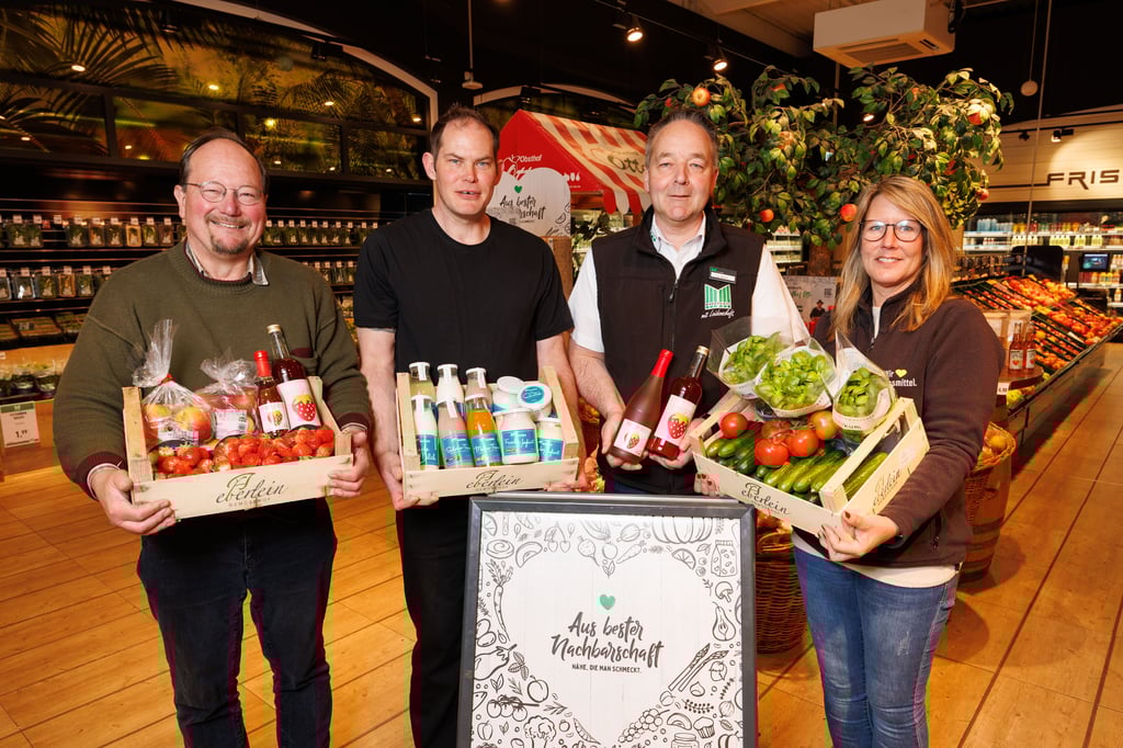 Das Sortiment kommt aus der Nachbarschaft