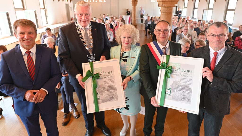 Höxter und Corbie feiern 60 Jahre Städtepartnerschaft