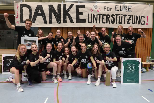 Handball, TuS Wehe: Meisterschaft der Frauen und Klassenerhalt der Männer