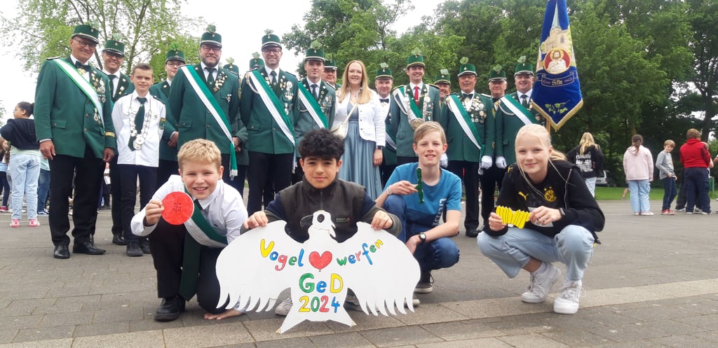 Delbrück: Schützenfest-Stimmung auf dem Schulhof der Gesamtschule