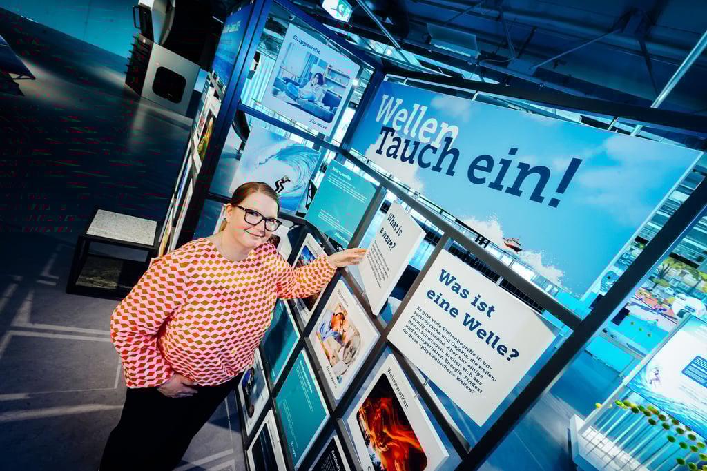 Fotostrecke: Neue Ausstellung „Wellen – Tauch ein!“ im HNF-Museum