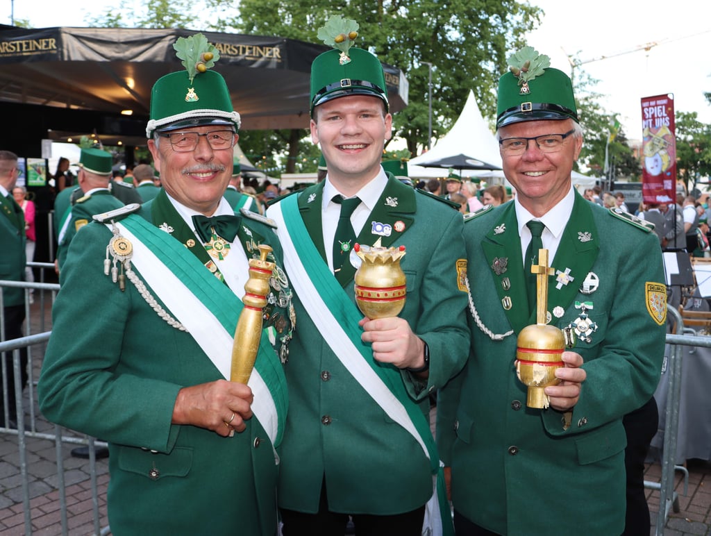 Roman und Vanessa Lindemann regieren die Schützen in Delbrück