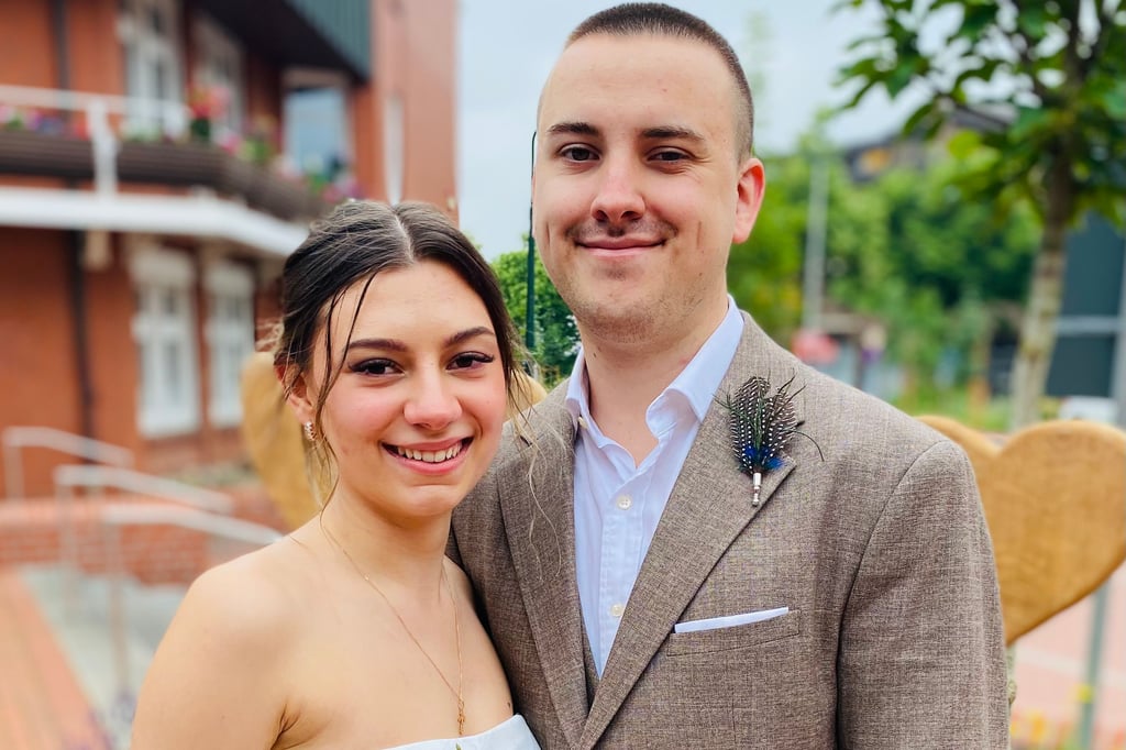 Steinhagen: Brautpaar Maria Weimer und Dennis Diel