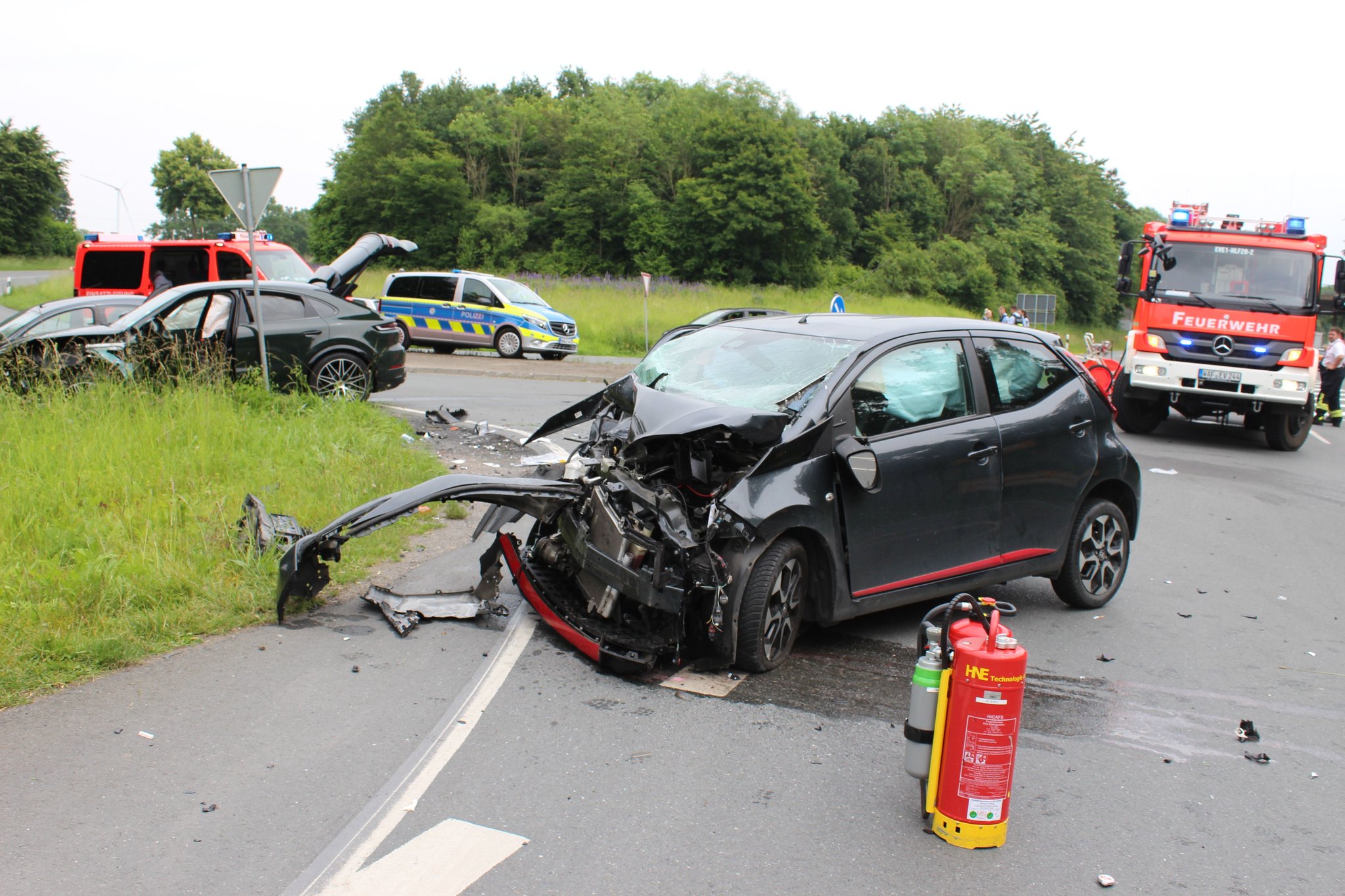 Schwerer Unfall in Everswinkel: Vier Verletzte