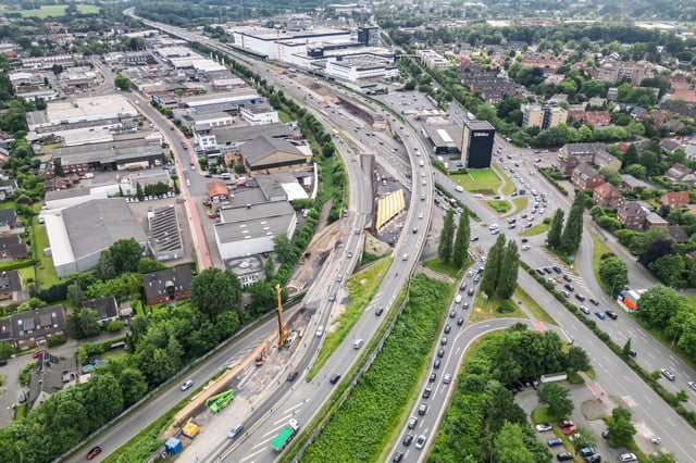 A43/B51 in Münster: Wieder Vollsperrung und Umleitungen