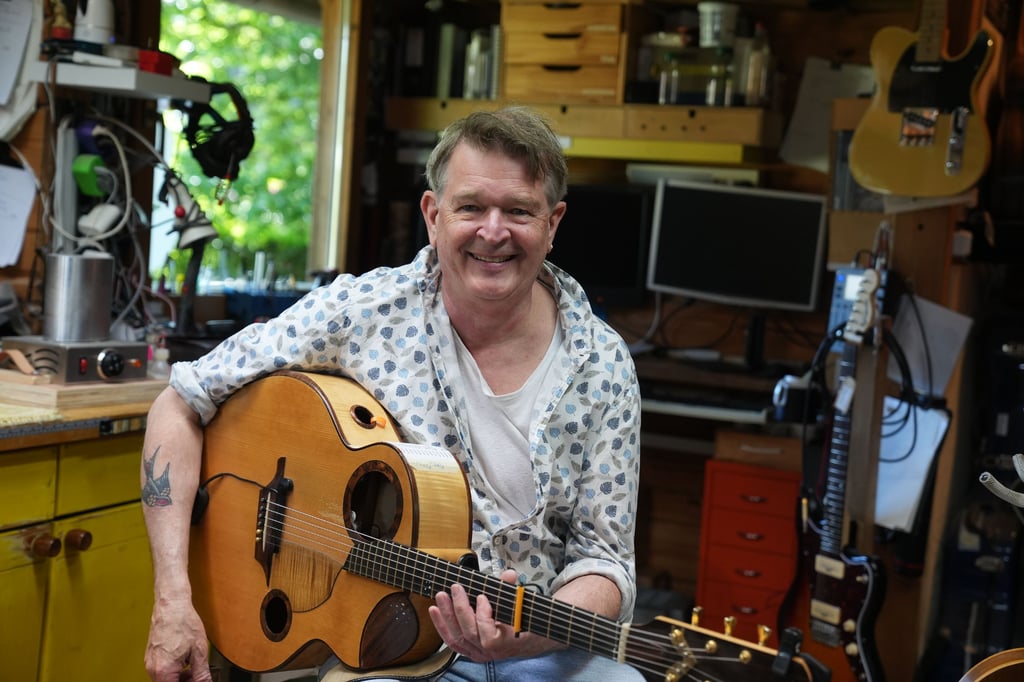 Ernie Rissmann baut Gitarren in Mecklenbeck