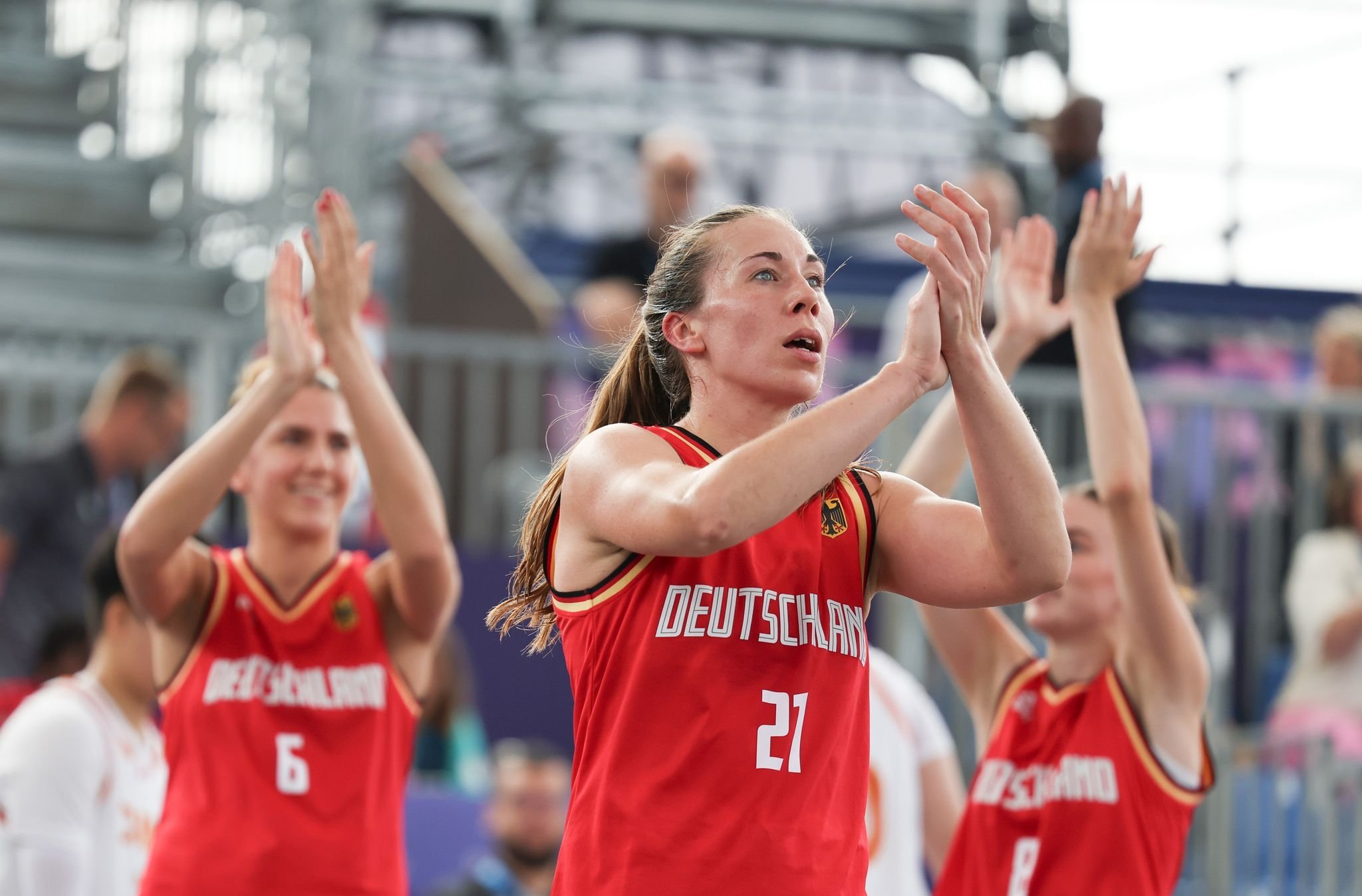 3x3-Basketballerinnen kurz vor dem Olympia-Halbfinale