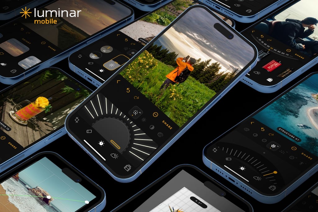 Fotos auf dem iPhone aufhübschen mit Luminar Mobile