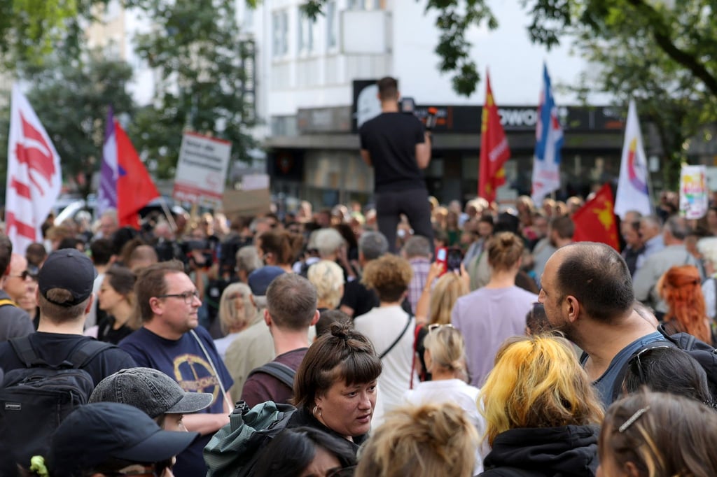 Demonstrationen nach Anschlag in Solingen