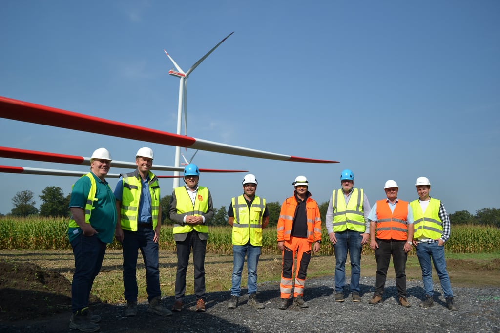 Neuer Windpark Haltern-Moddefeld nimmt Form an
