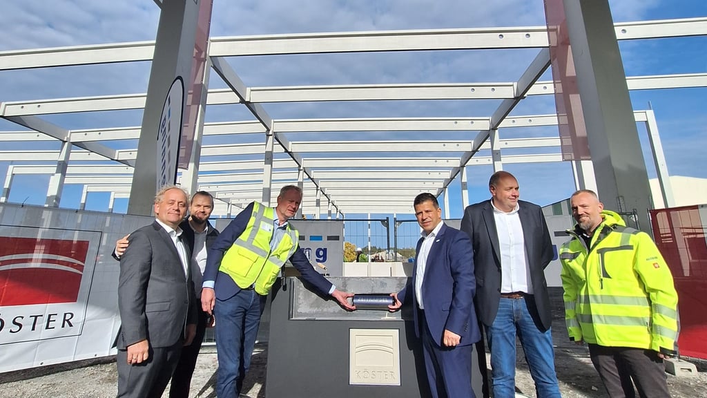 Ladbergen: Neues grünes Logistikzentrum wächst am Kanal