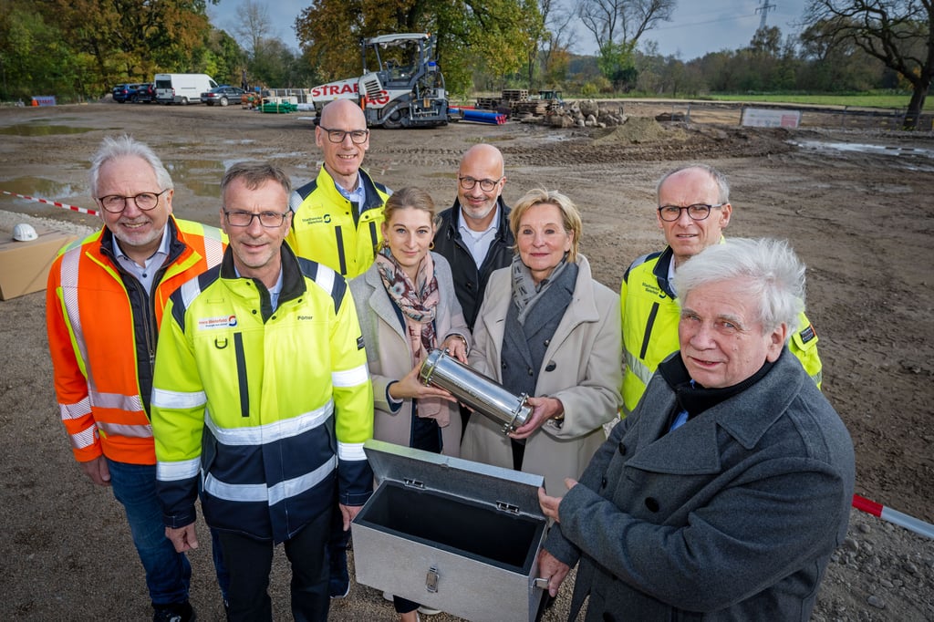 Bielefeld: Grundstein für die Klärschlamm-Verbrennung ist gelegt
