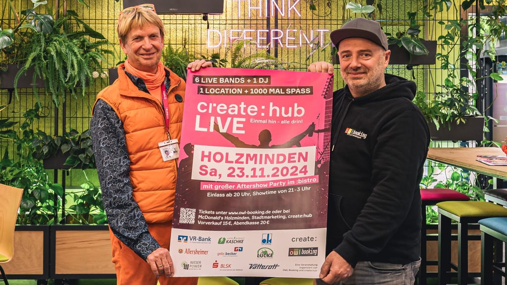 Holzminden: Neues Partyformat im create:hub geplant
