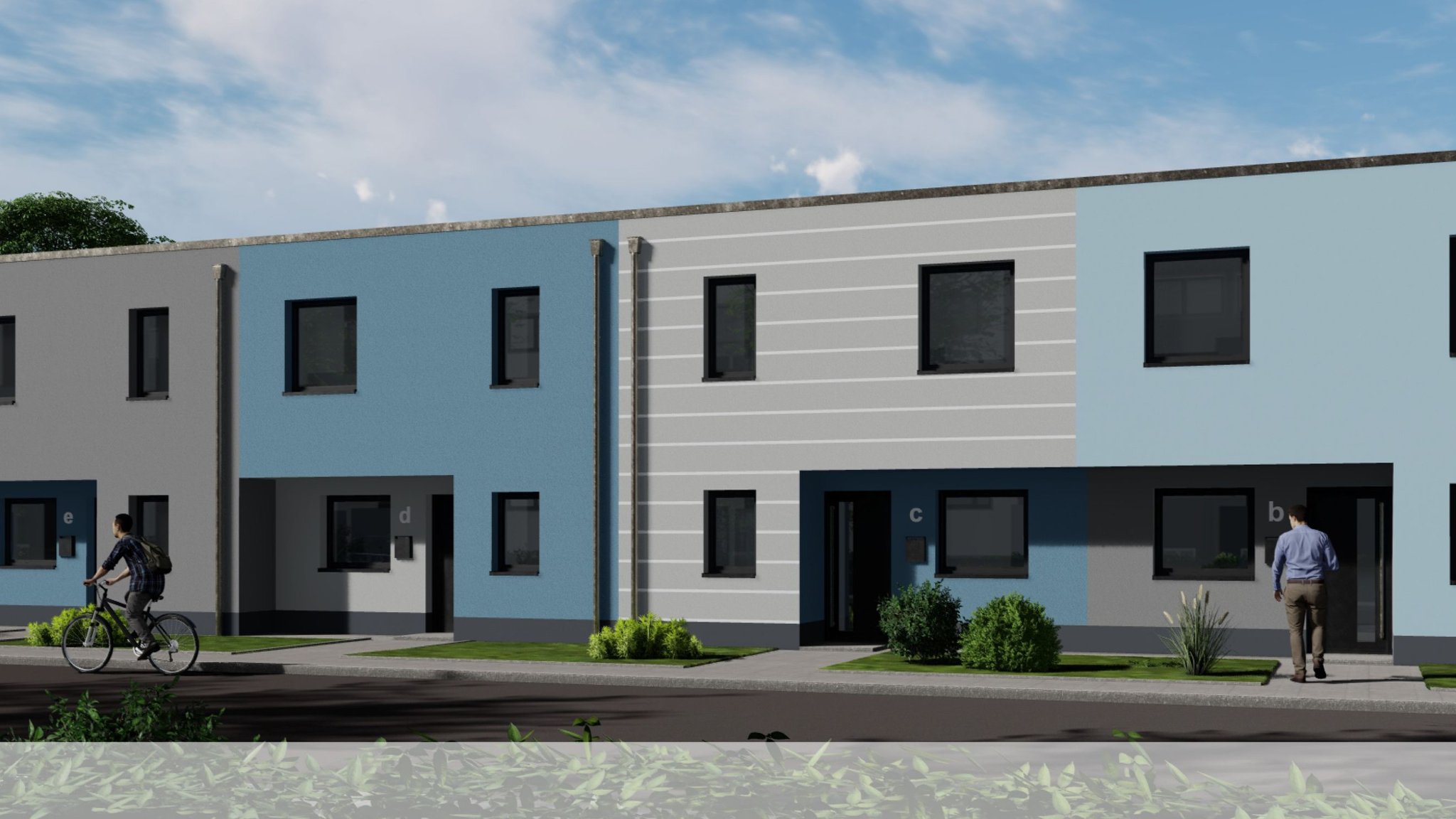 Espelkamp: Spatenstich für neue Reihenhäuser am Thorner Weg