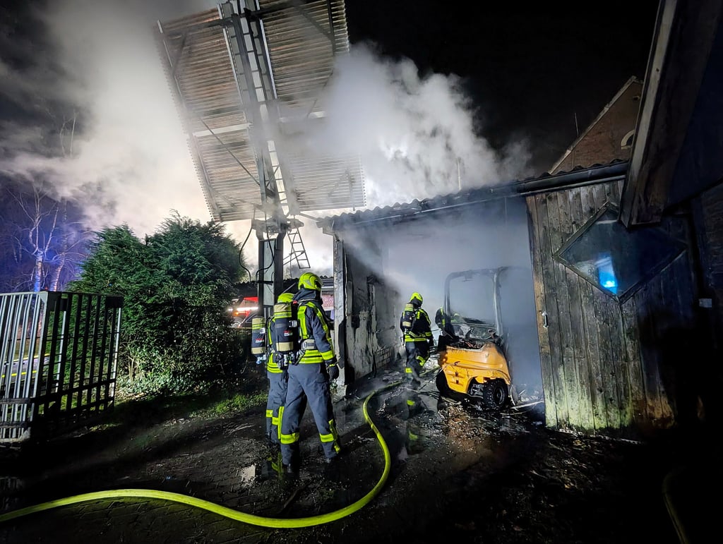 Scheune in Flammen – Feuerwehr verhindert Schlimmeres