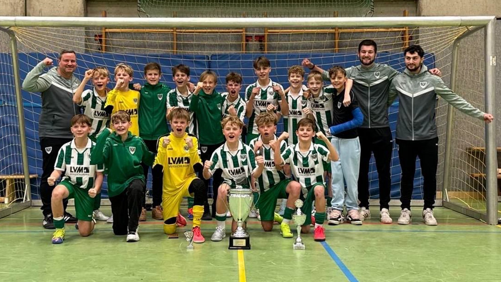 Preußen Münster: D-Junioren gewinnen die Hallen-Stadtmeisterschaft