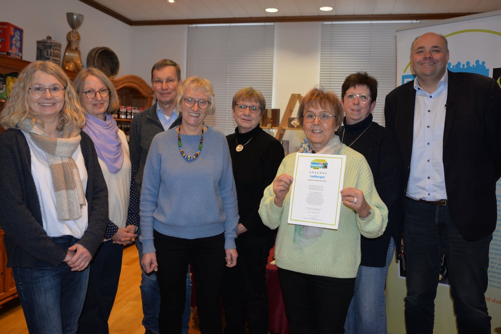 Fair gehandelt durch den ganzen Ort