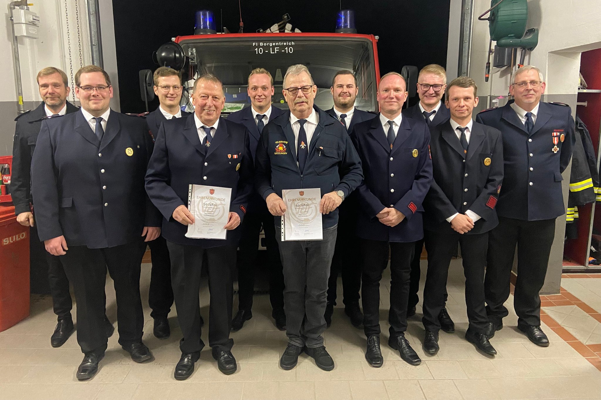 Borgentreich: 50 Jahre bei der Feuerwehr Natzungen/Drankhausen