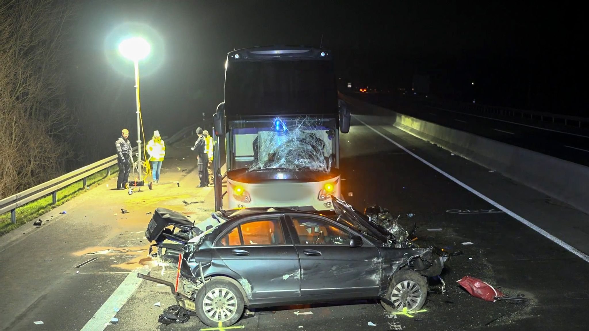 A43 nach tödlichem Unfall wieder frei