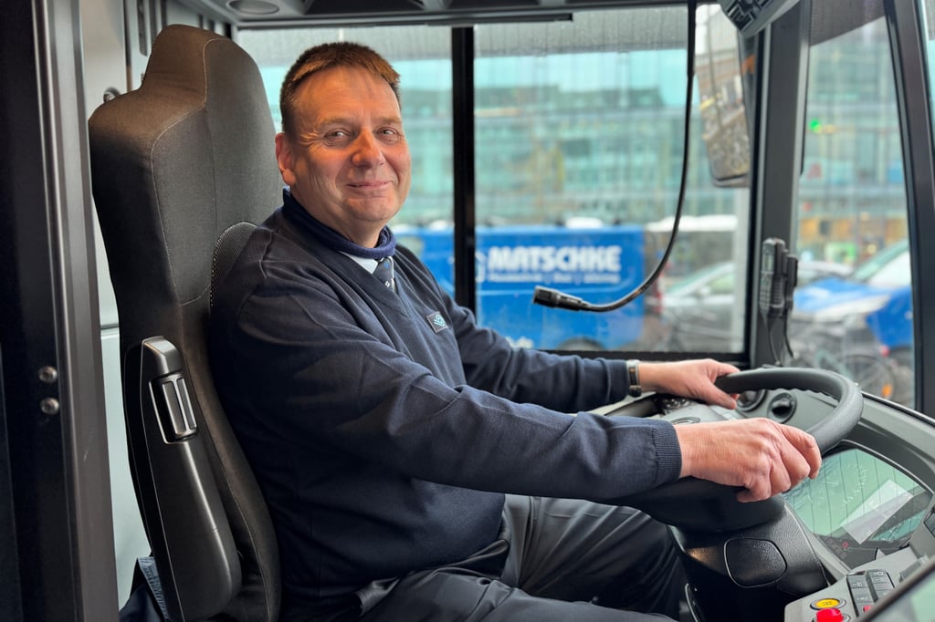 An der Seite eines Busfahrers durch Münster