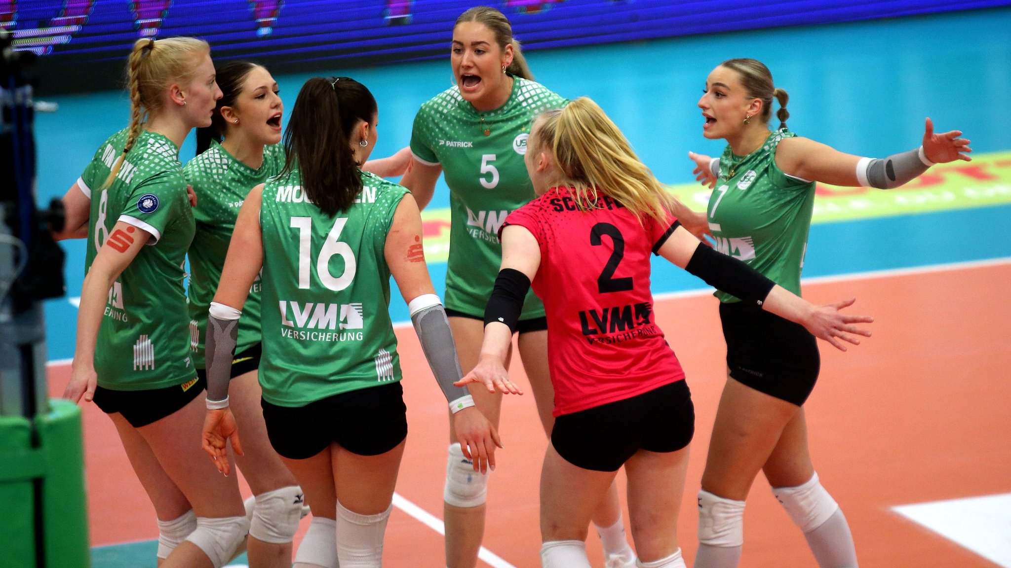Volleyball-Bundesliga: USC Münster dreht Partie gegen LiB Aachen