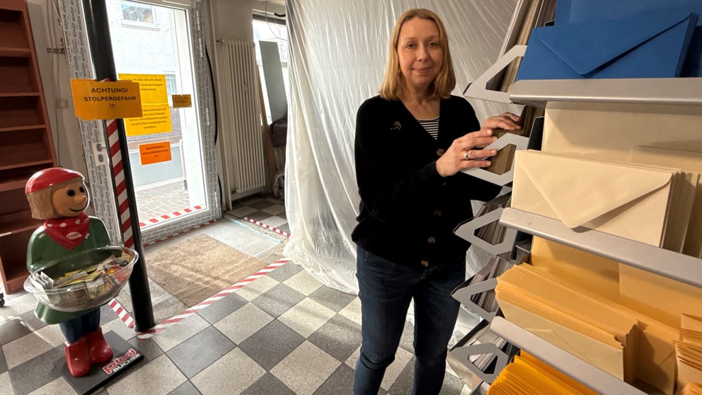 Werther: Umbau der Buchhandlung Lesezeichen geht in die letzte Runde