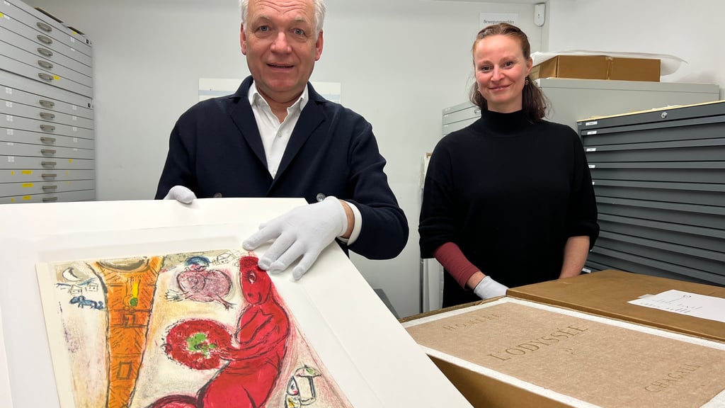 Münster: Enkelin schenkt Picasso-Museum 300 Werke von Marc Chagall