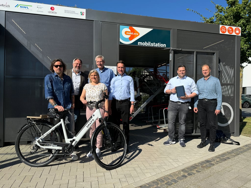 Delbrück: Stellanlage Himmelreichallee bietet sichere Radstellplätze