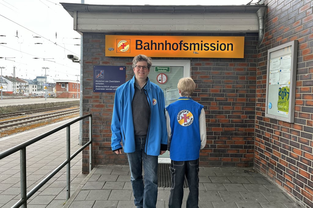 Vorsatz eingelöst: Daniel Bogner half in der Bahnhofsmission