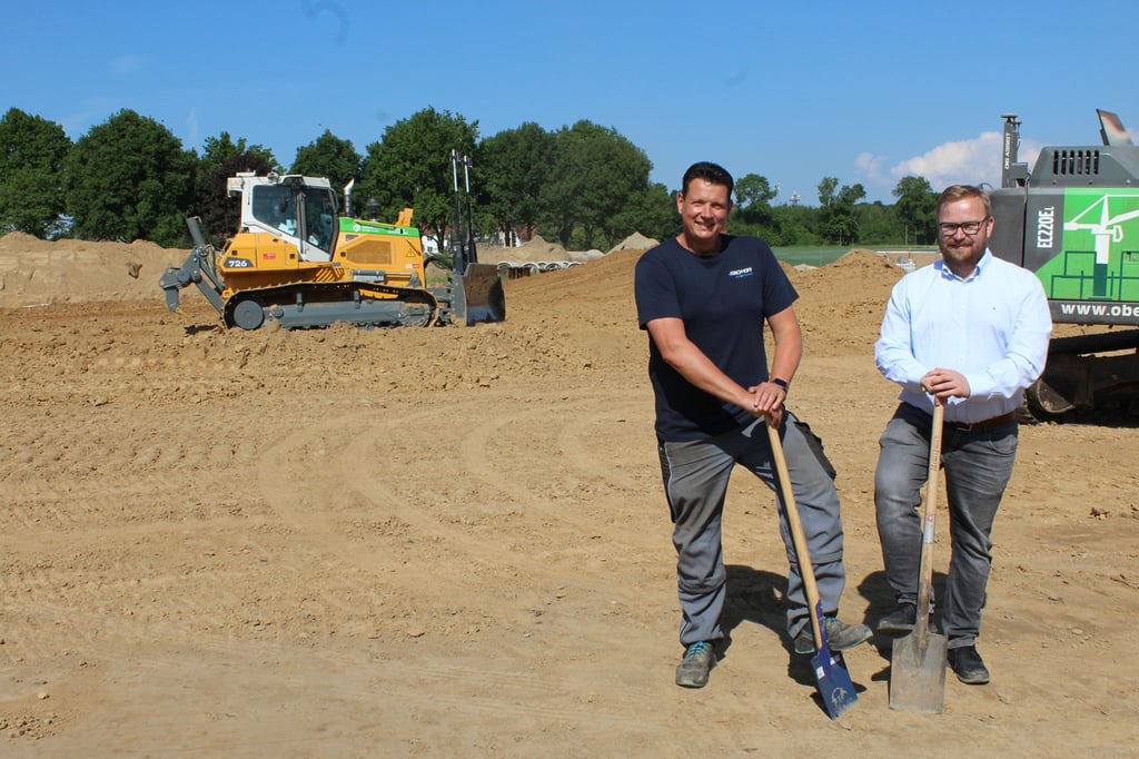 Enger: Baubeginn im neuen Gewerbegebiet am Lambernweg