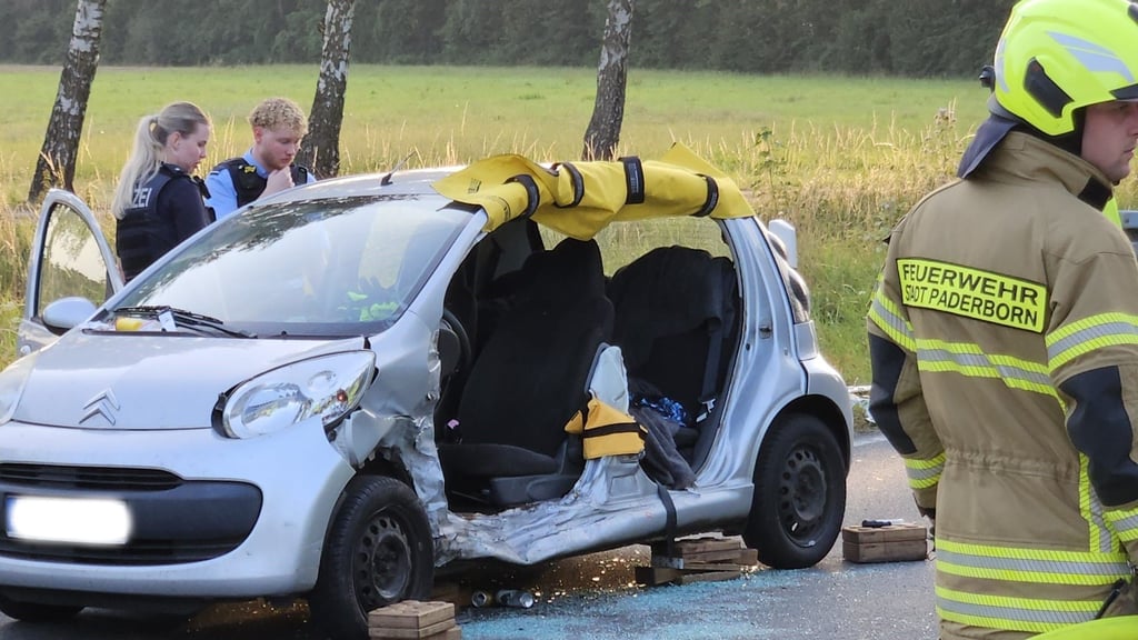Schwerer Unfall zwischen Sennelager und Hövelhof