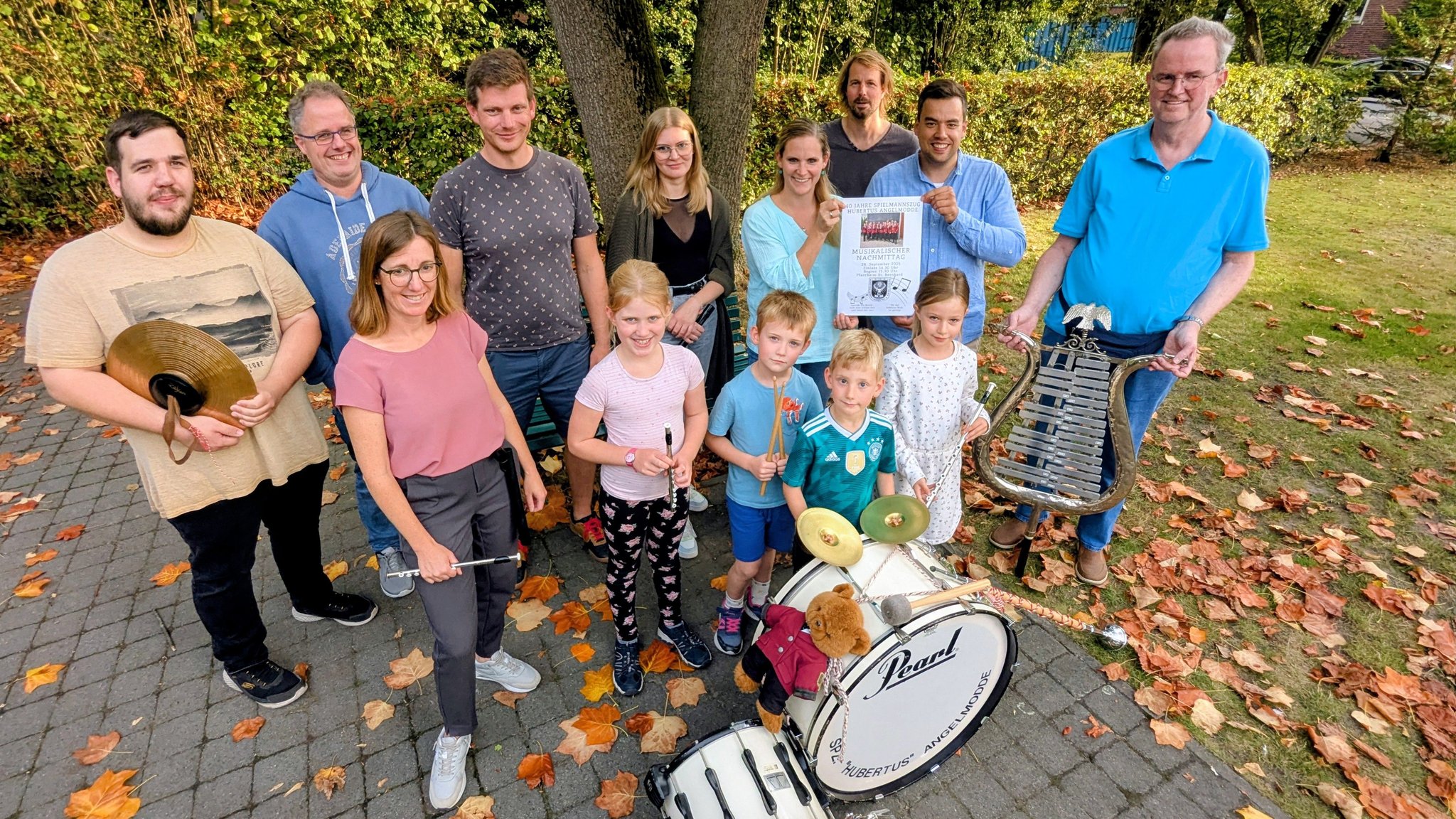 Der Spielmannszug Hubertus feiert einen lauten Geburtstag