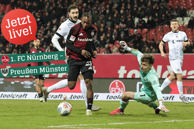Preußen mit mächtig Dusel: Nürnberg überlegen, aber ohne Killerinstinkt